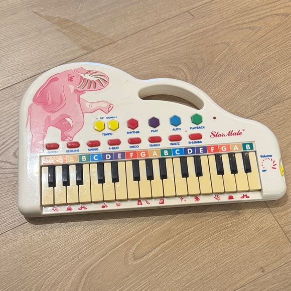 star mate | Toys | Vintage Keyboard Starmate Kids Toy Keyboard With ...